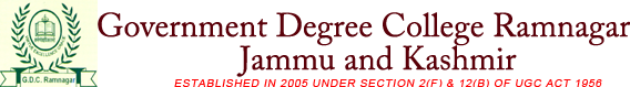 Government Degree College, Ramnagar